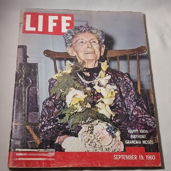 Vintage 1960 Life Magazine Grandma Moses 100 Years | Accents | Vintage ...